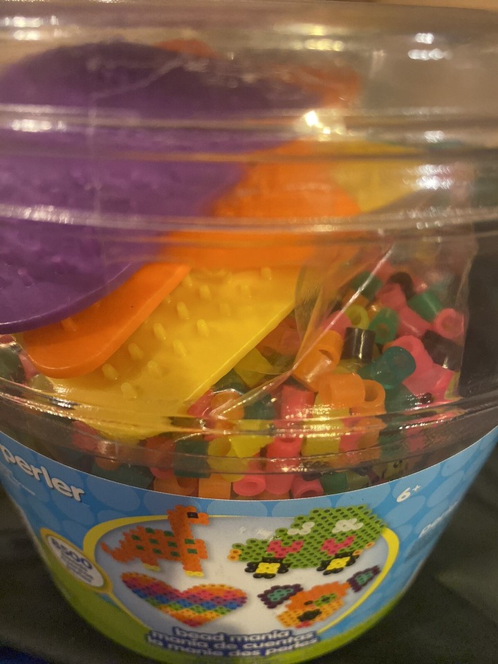Perler Bead Mania Fused Bead Activity Bucket, Children Ages 6 and up ...