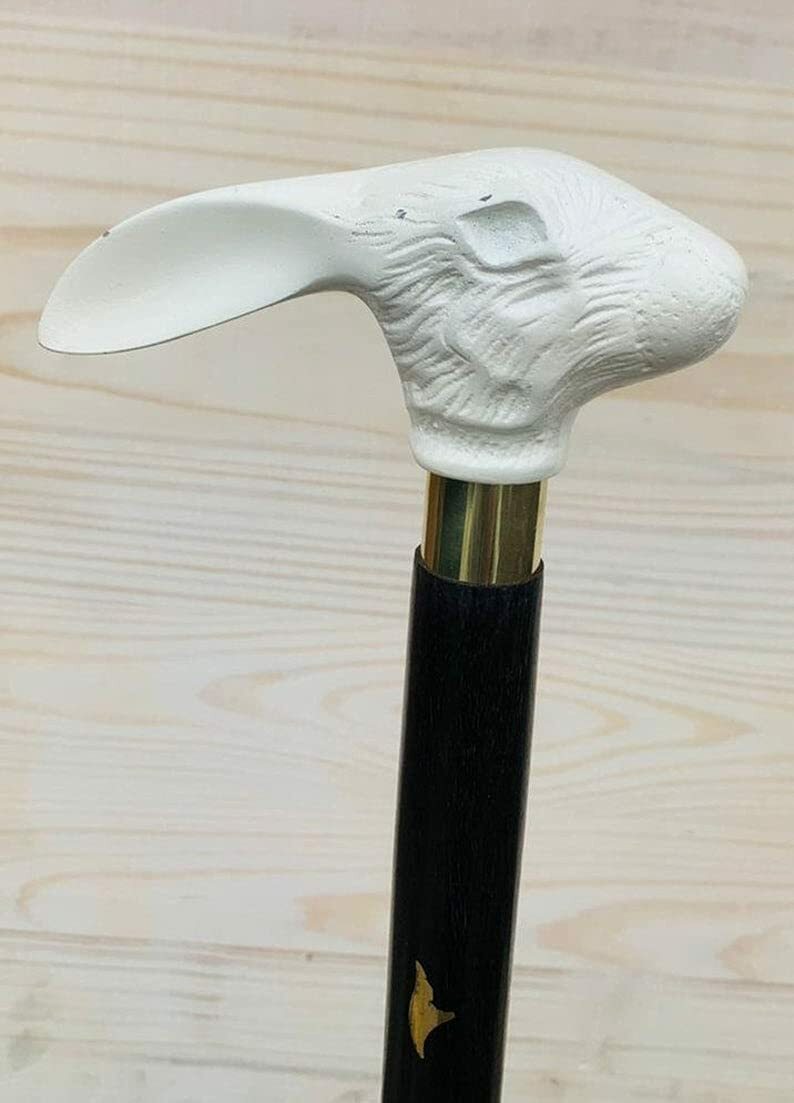 Victorian Rabbit Steampunk Walking Stick Cane-AL Hand… - Gem