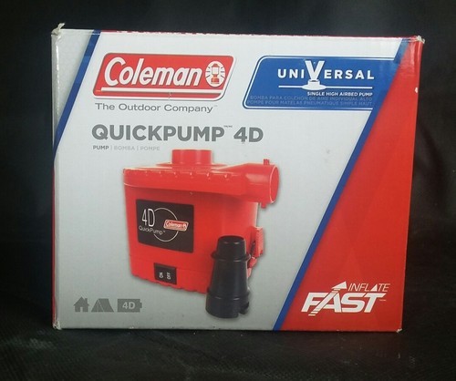 Coleman 4D Universal Quick Pump for Air Mattress, Bed, AC, Outlet, 120 ...