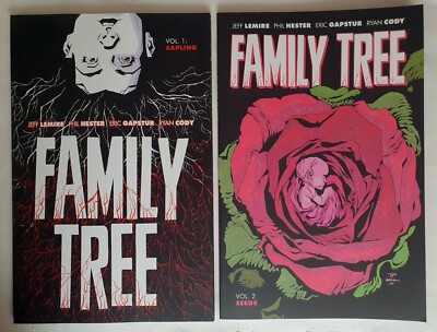 2 COMICS FAMILY TREE VOLUMES 1 & 2 LEMIRE JEFF ENGLISH IMAGE | eBay