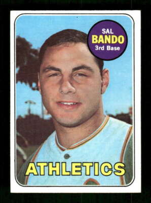 1969 Topps Baseball 371 Sal Bando EX to EXMT BXCP40 | eBay