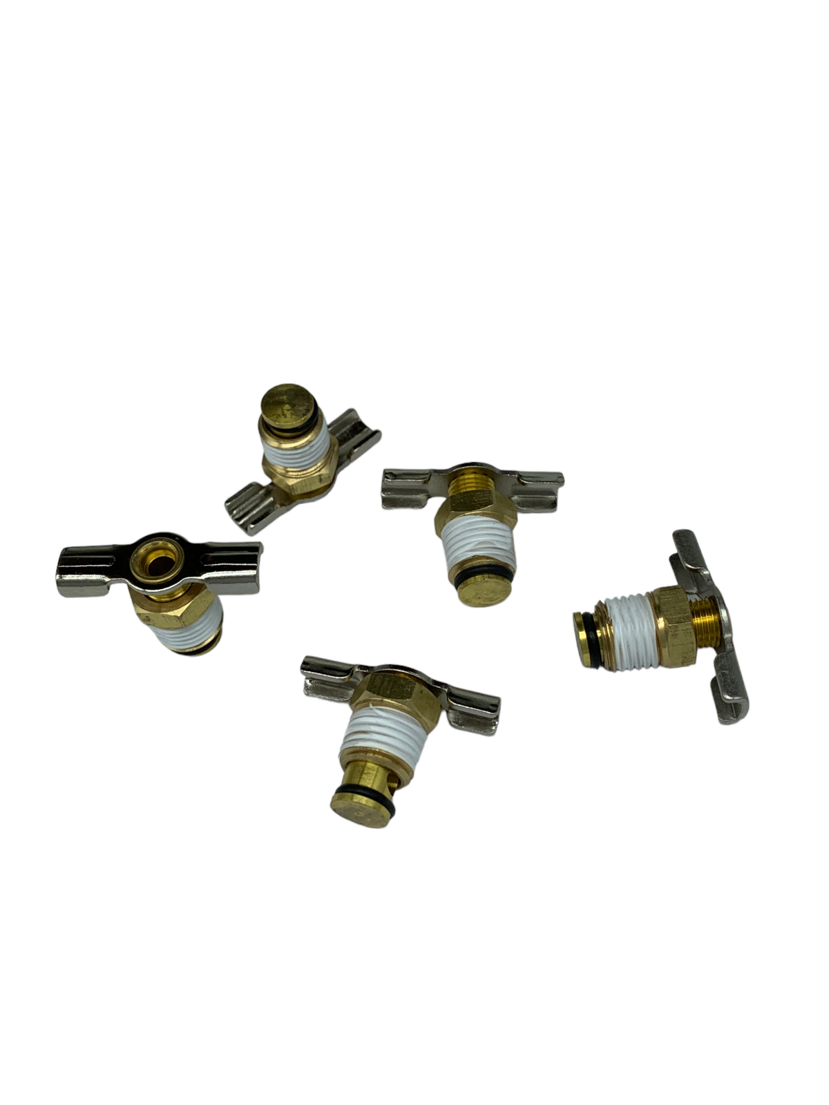 5PK 1/4 NPT Radiator Pump Compressor Tank Wingnut Draincock Petcock ...