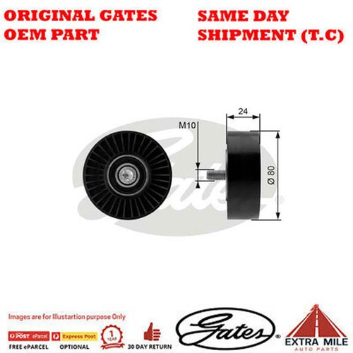 Gates DriveAlign Idler Pulley for BMW 320d Touring E91 N47D20C/N47ND20C ...