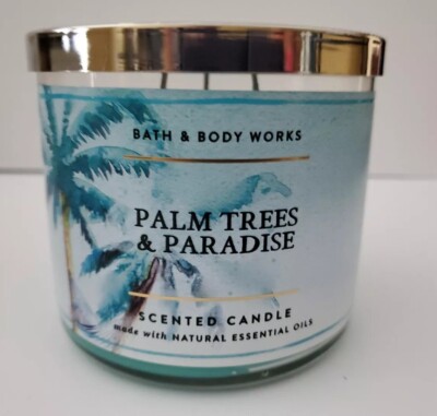 BATH & BODY WORKS PALMS 🌴 TREES & PARADISE 3-WICK WICKED 14.5 OZ NEW | eBay