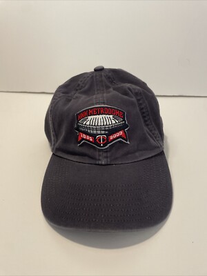 HHH Metrodome Hat, 1982-2009 , New | eBay