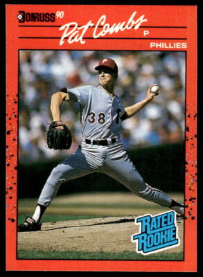 1990 Donruss 44 Pat Combs Philadelphia Phillies Rated Rookie Baseball ...