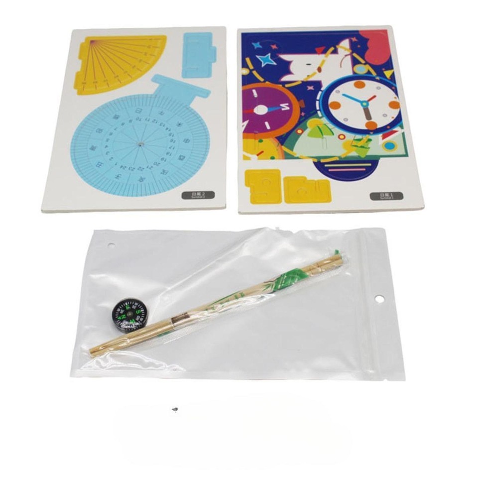 Clock Scientific Model 3D Puzzle Children Craft Toy Students DIY ...