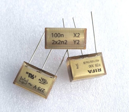 1PC Rifa Safety Capacitors PZB300 100n 2x2n2 Y2 Metallised Paper Film ...