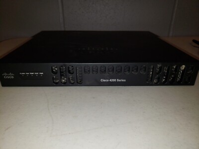 Cisco 4200 Series Integrated Services Router - Model ISR4221/K9 w ...