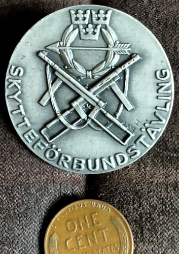 Vintage 1960's Swedish Army Silver Military Pin Badge | eBay