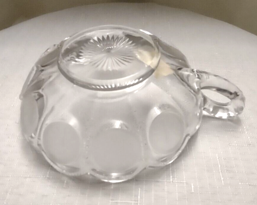 Vintage 1970's Fostoria Coin Nappy Clear Glass With Original Label | eBay
