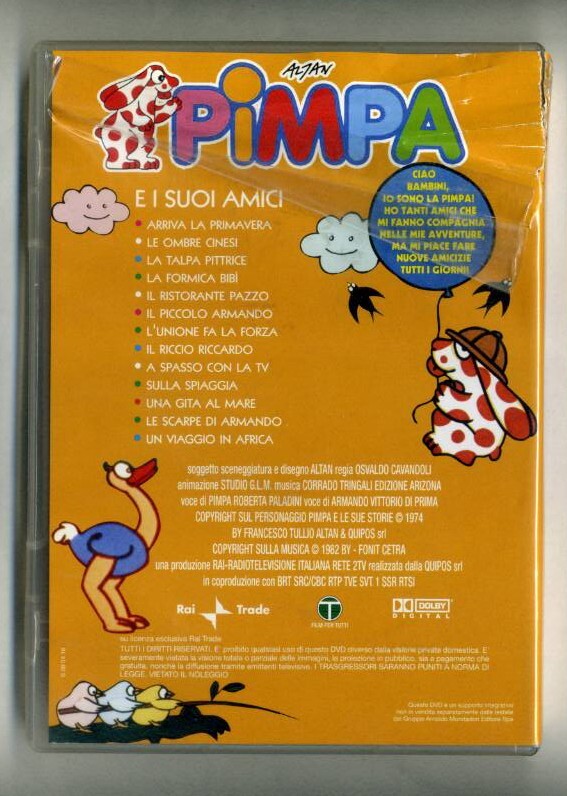 DVD - PIMPA E I SUOI AMICI - EDIZIONI RAI | eBay Australia