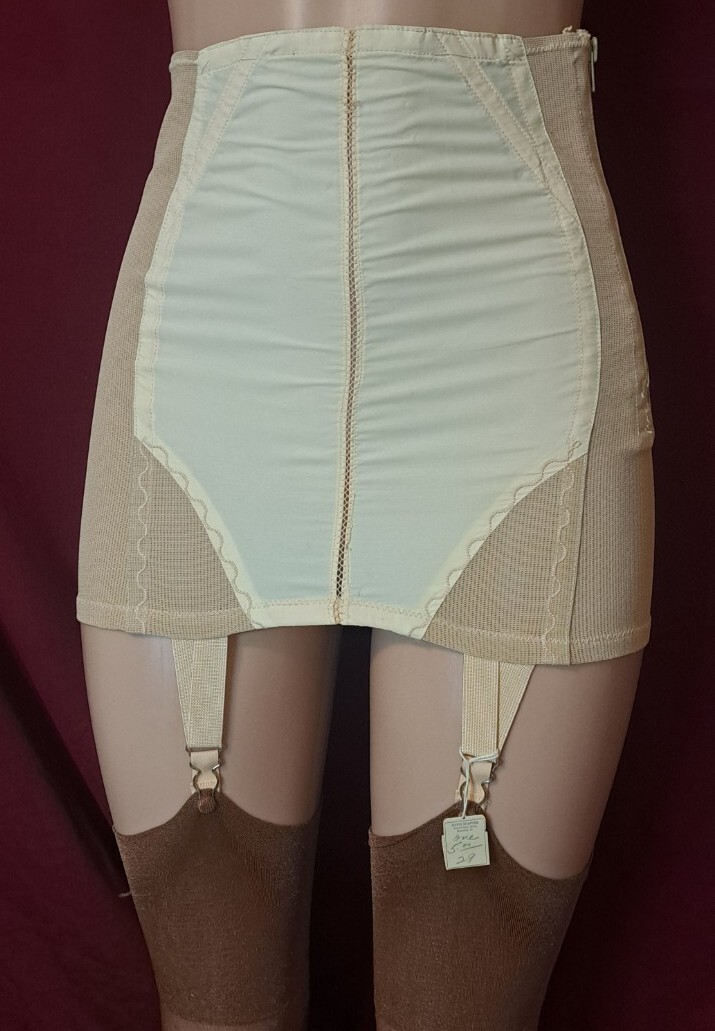 VTG 1940s RENGO Open Bottom Girdle NIB NWT S/M Sz 29 … - Gem