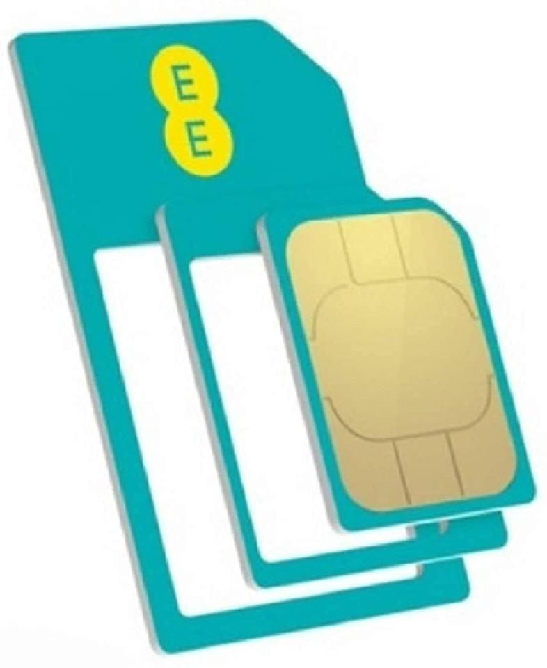 EE Sim Card Pay As You Go Pack Mini Micro Nano Data PAYG Unlimited ...
