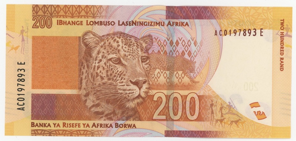 South Africa 200 Rand ND 2012 Pick 137 UNC Uncirculated Banknote ...