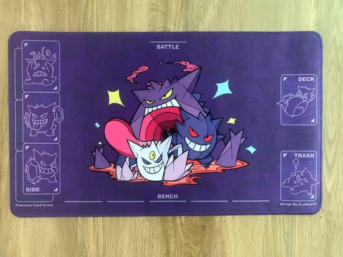Gengar Board Game Pokemon Playmat Games Mousepad Play Mat of TCG | eBay