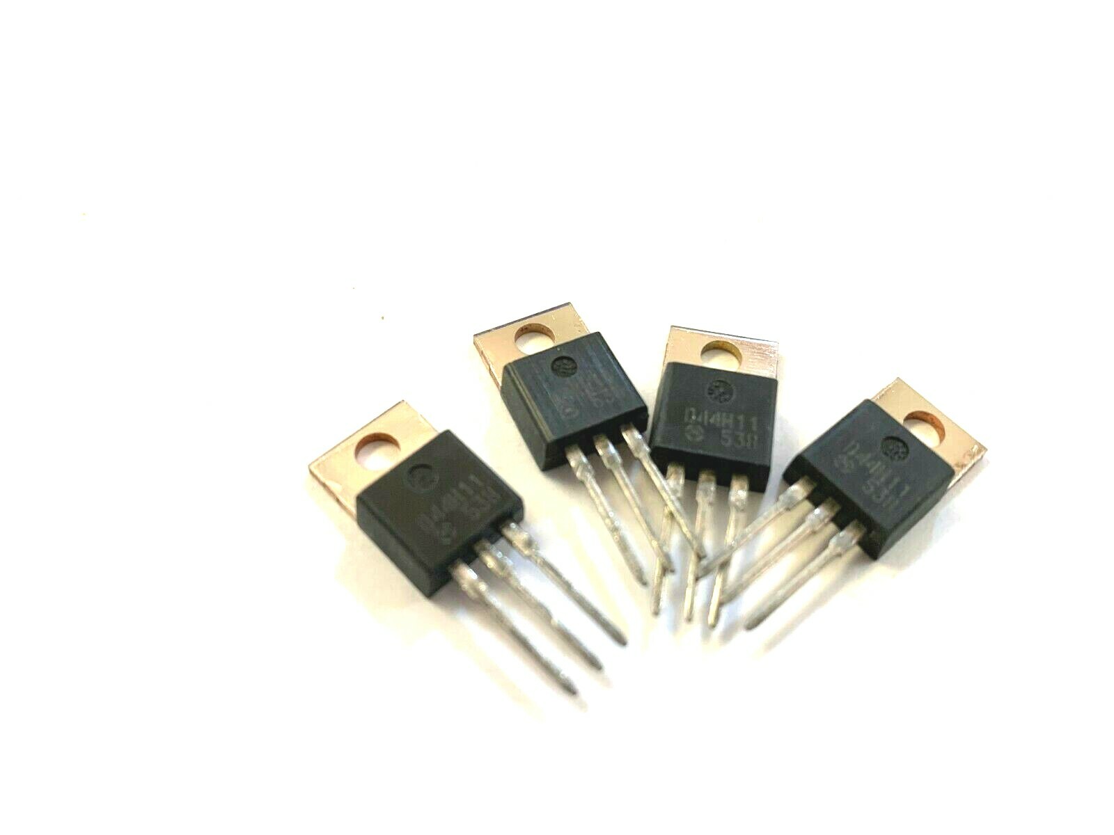 LOT OF 5 D44H11 Silicon Power Transistor 80V 10A New Original MOTOROLA ...
