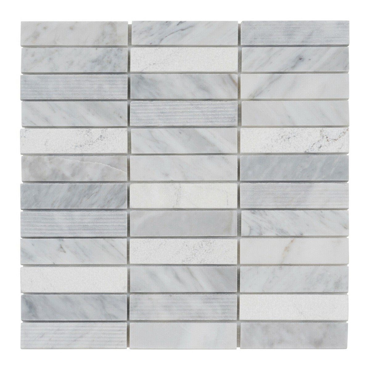 White Stone Tiles Texture Riverside Mocha Porcelain Mixed Sizes
