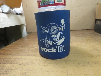 KLOL 101 FM Houston rock n roll Koozie 1980s Runaway Radio Blue | eBay