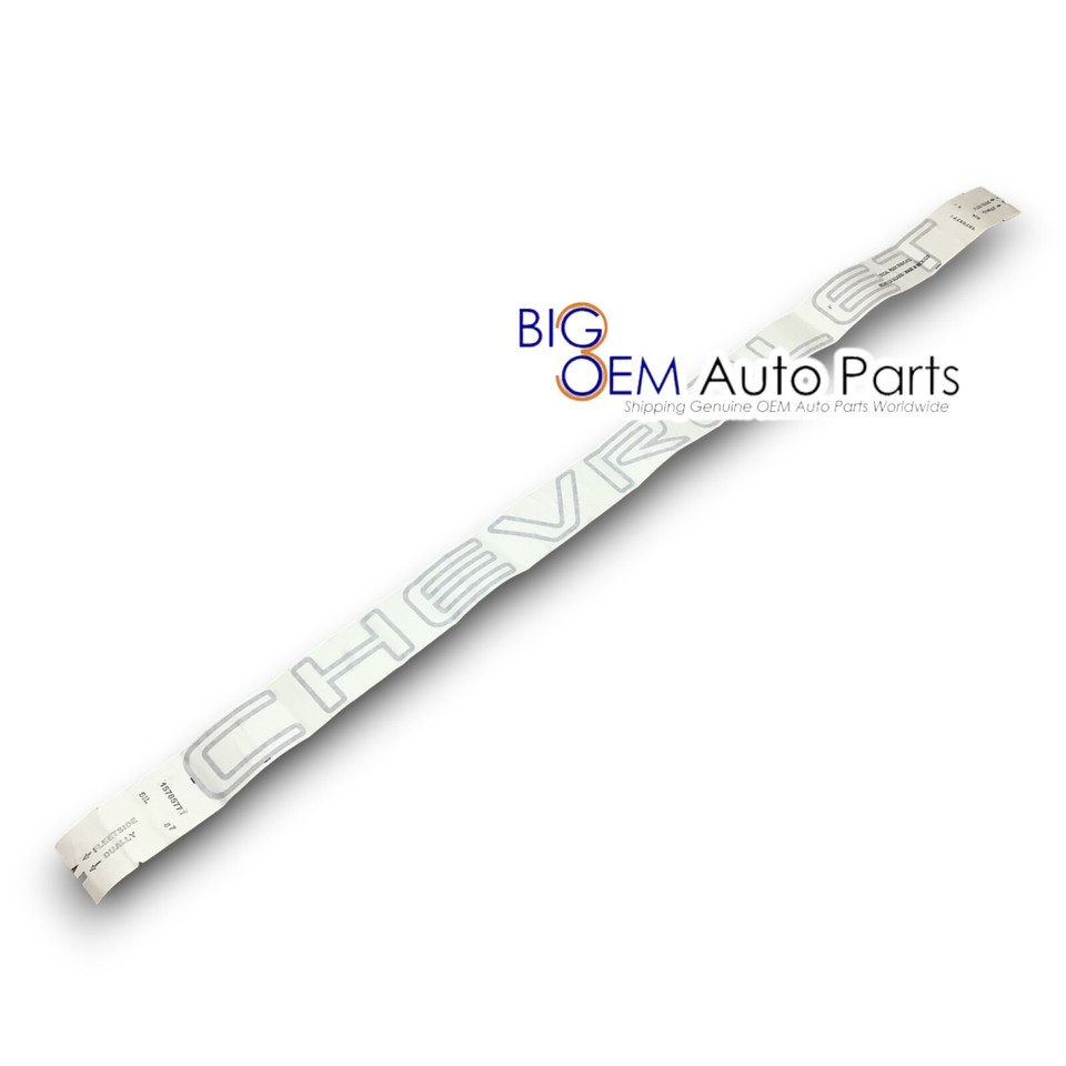 1999-2007 Chevrolet Silverado Tail Gate Silver CHEVROLET Decal new OEM ...