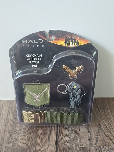 Halo Reach Xbox 360 Accessory Set Key Chain Web Belt Patch Pin New | eBay