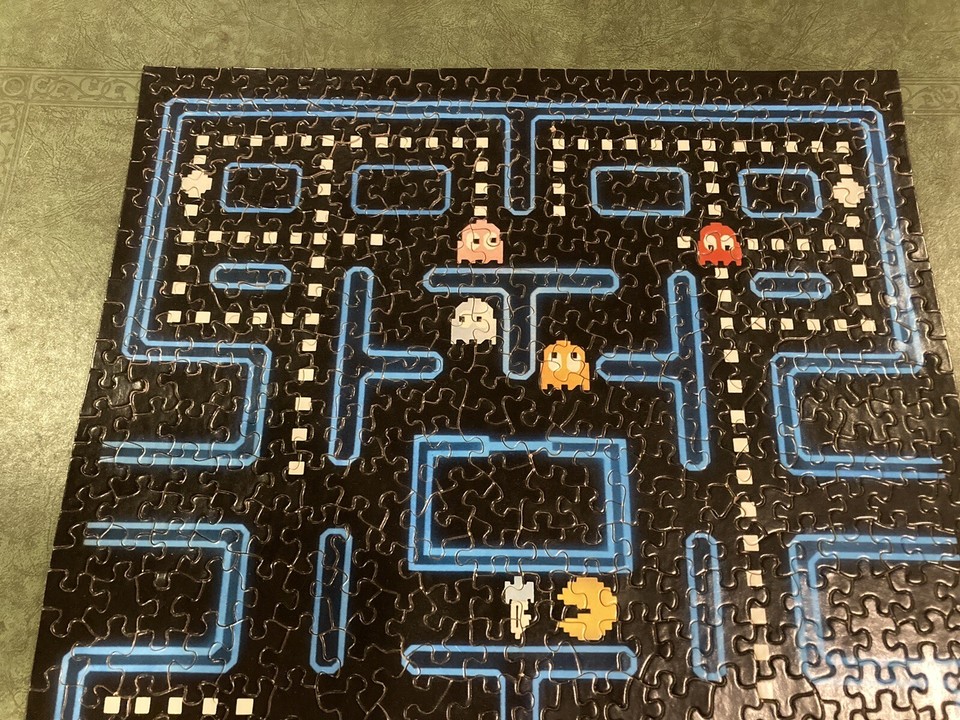 1980 Pac-Man 500+ Piece Jigsaw Puzzle Springbok Hallmark Complete In ...