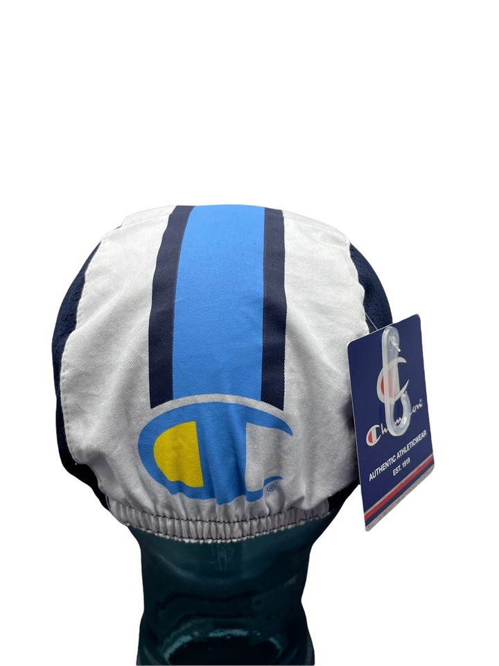 Champion Mesh Cap Blue Yellow OSFA Race Hat Cap Cycling Bike New Fast ...