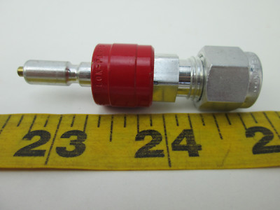 Swagelok Quick Connect Stem With Valve 0.2 Cv 1/4" B-QC4-D-400 Fitting ...