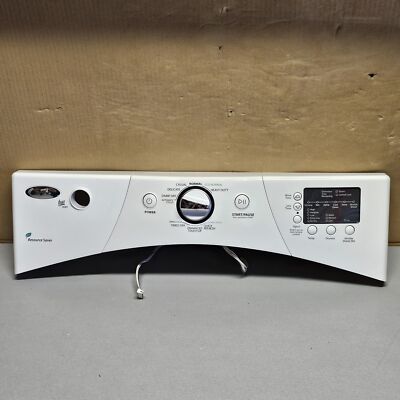 Whirlpool Duet Steam Dryer User Interface Control Panel Console ...