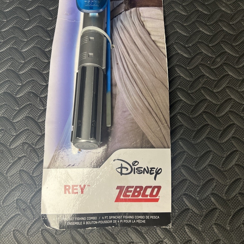Zebco Star Wars Spincast Reel and Fishing Rod Combo, Rey - 4'0" Rod | eBay