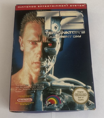 T2 Terminator 2 Judgement Day NES Nintendo Complete Boxed PAL CIB VGC ...
