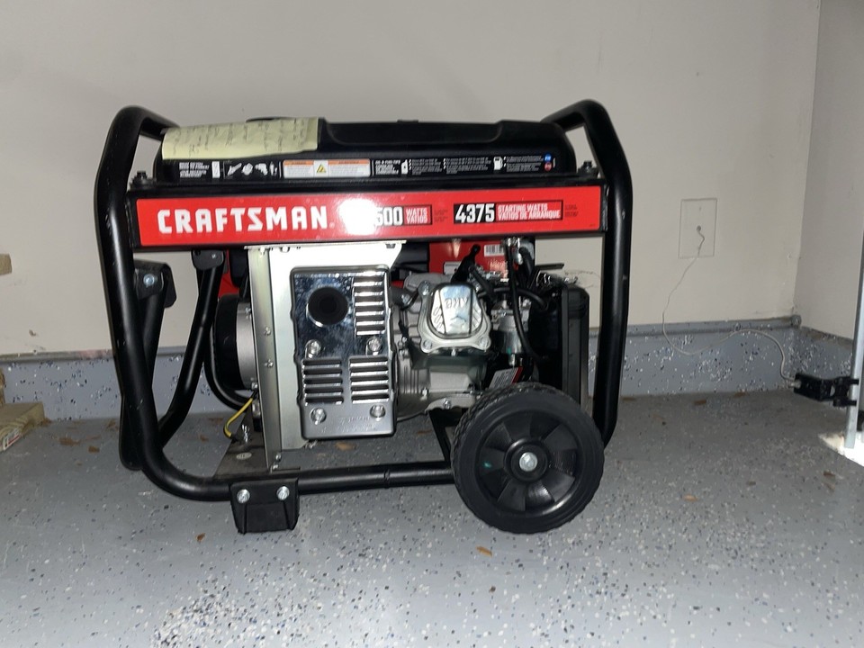 Craftsman 3500-Watt Gasoline Portable Generator CMXGGAS030729 OPEN BOX ...