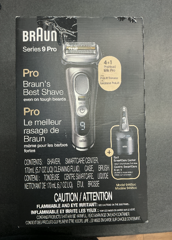 Braun Electric Razor for Men, Series 9 Pro 9465cc Wet and Dry | eBay