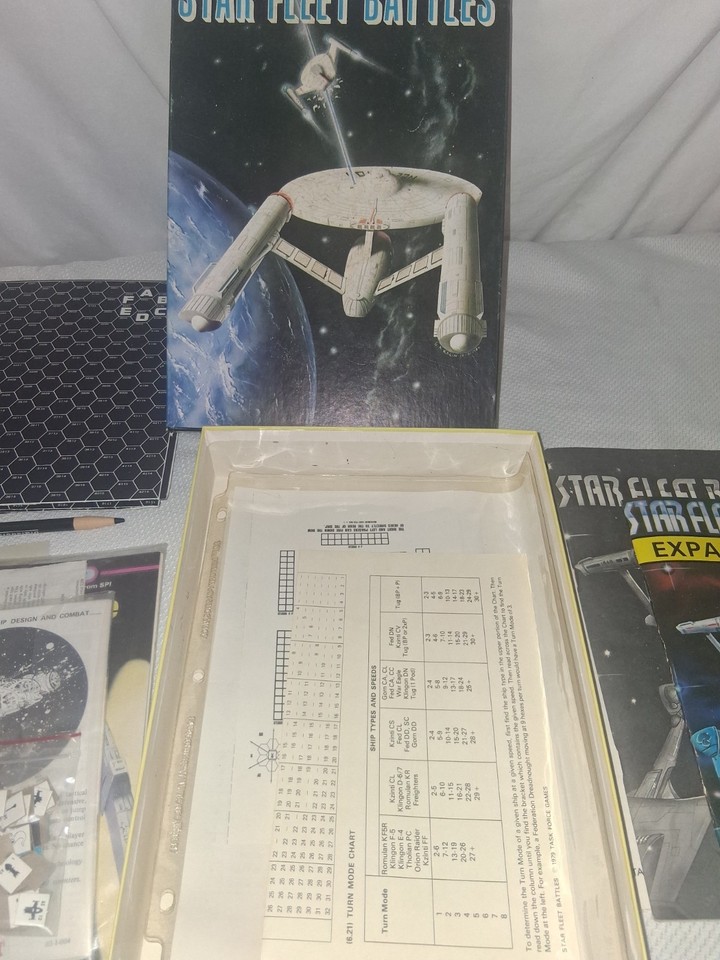 Star Fleet Battles Box Set - Task Force Games #5001 (Complete) with ...