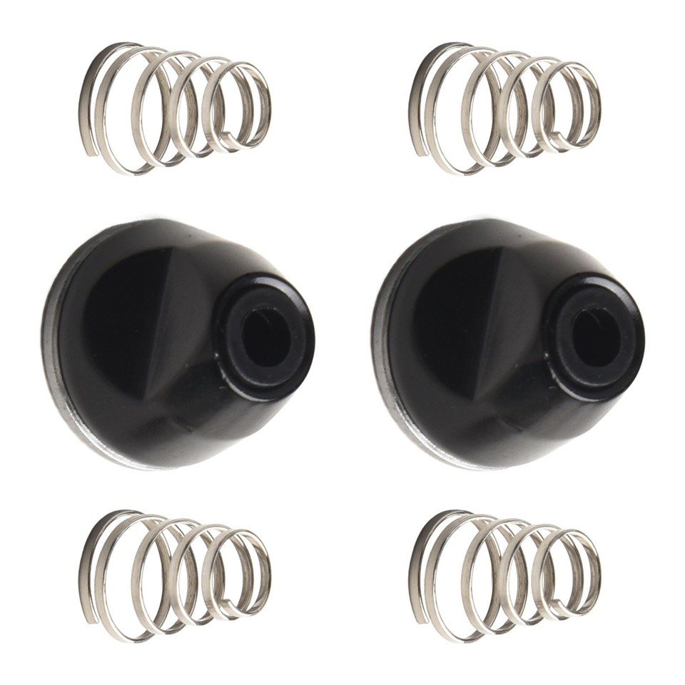 Screw M5 NUT SPRING Wheel 4PCS Aluminum Alloy Axle Black Nut QUICK ...