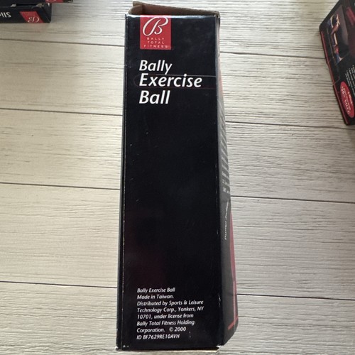 Bally Total Fitness - 22” Red Inflatable Exercise Ball with Pump | eBay
