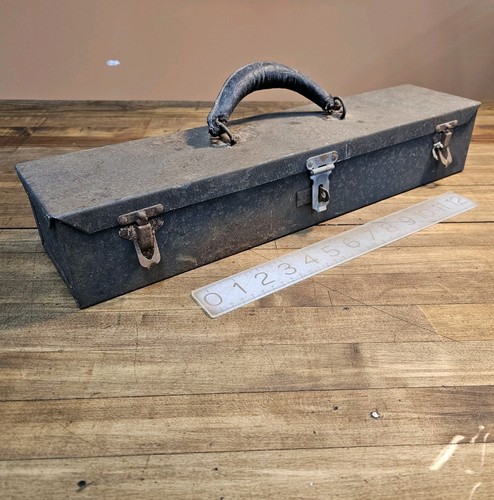 RARE Vintage UNION Steel Mechanics Machinist Tool Box & Key ☆USA | eBay