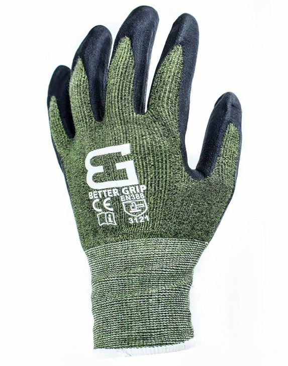 Better Grip BGS-GNBB Bamboo Working Gloves for Men and Women ...