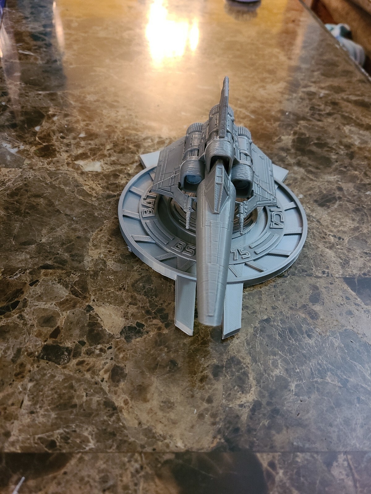 1980 Battlestar Galactica Viper Mark I 3d printed dual cockpit viper on ...