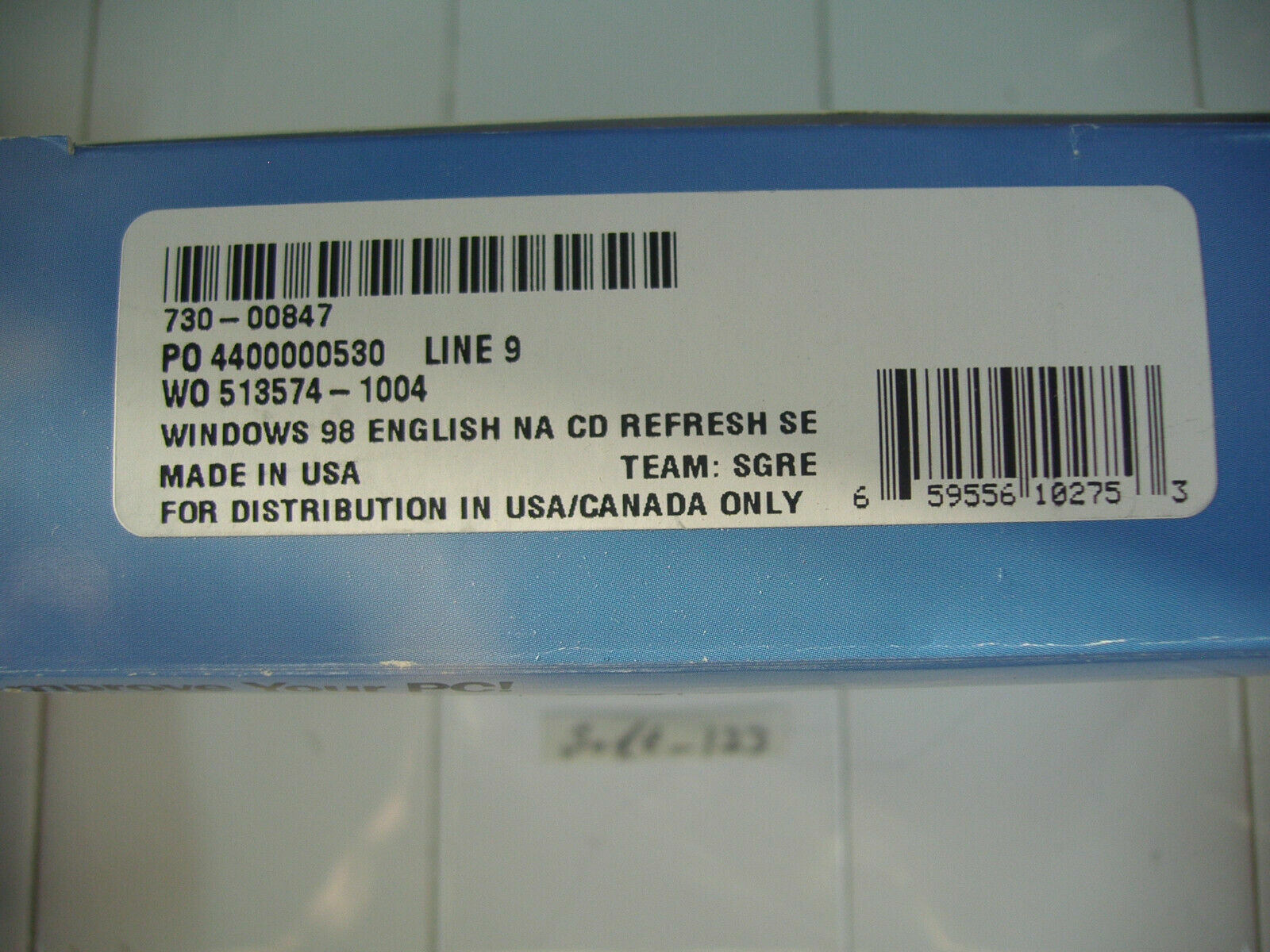 MICROSOFT WINDOWS 98 SECOND EDITION FULL OPERATING SYSTEM WIN 98 SE=NEW ...