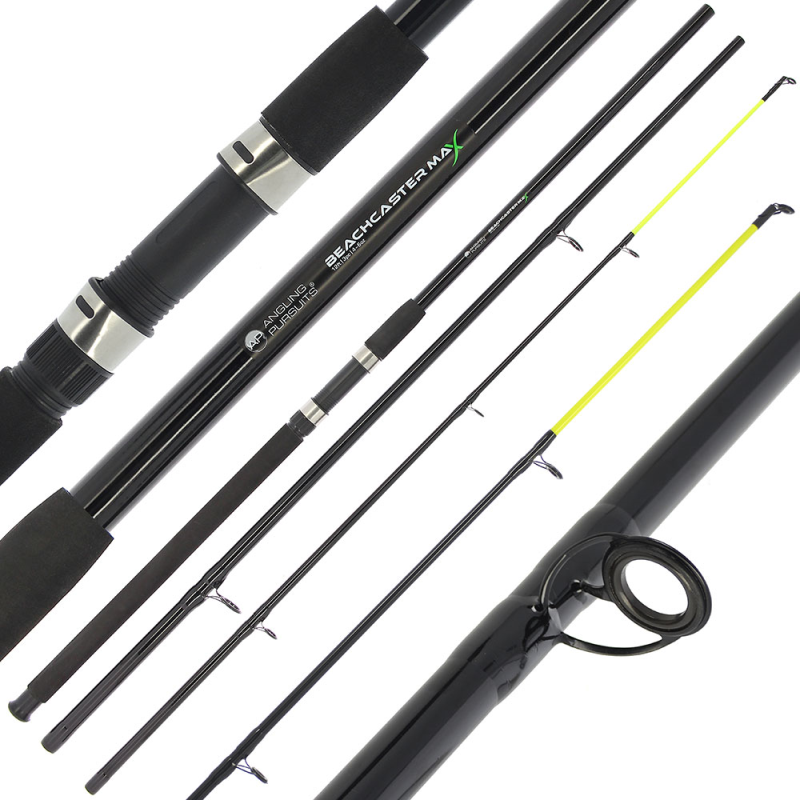 AP Beachcaster Fishing Rods 12ft 3pc Rod Sea Surf Beach Pier Travel Rod ...