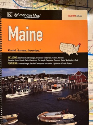 Maine American Map Highway Atlas (Final Edition) | eBay