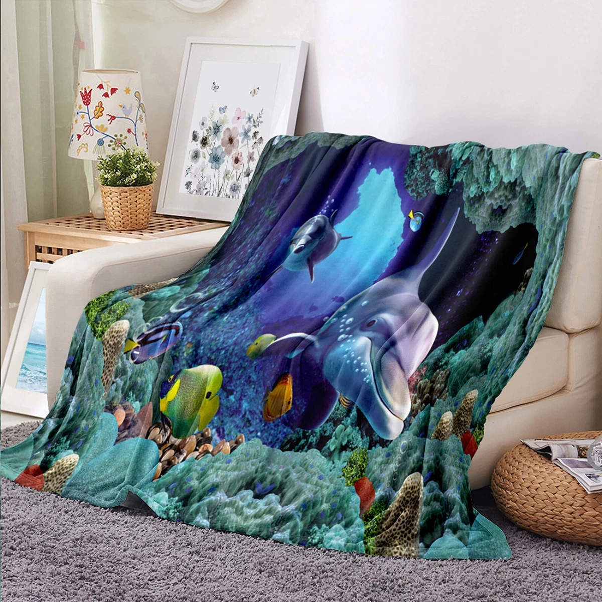 Tropical Sofa Throws | Baci Living Room