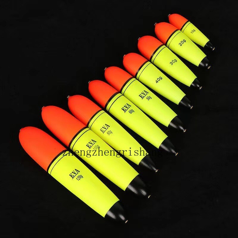 4Pcs/lot Fishing Slip Bobbers EVA Fish Slider Float Oval Floats 10g ...