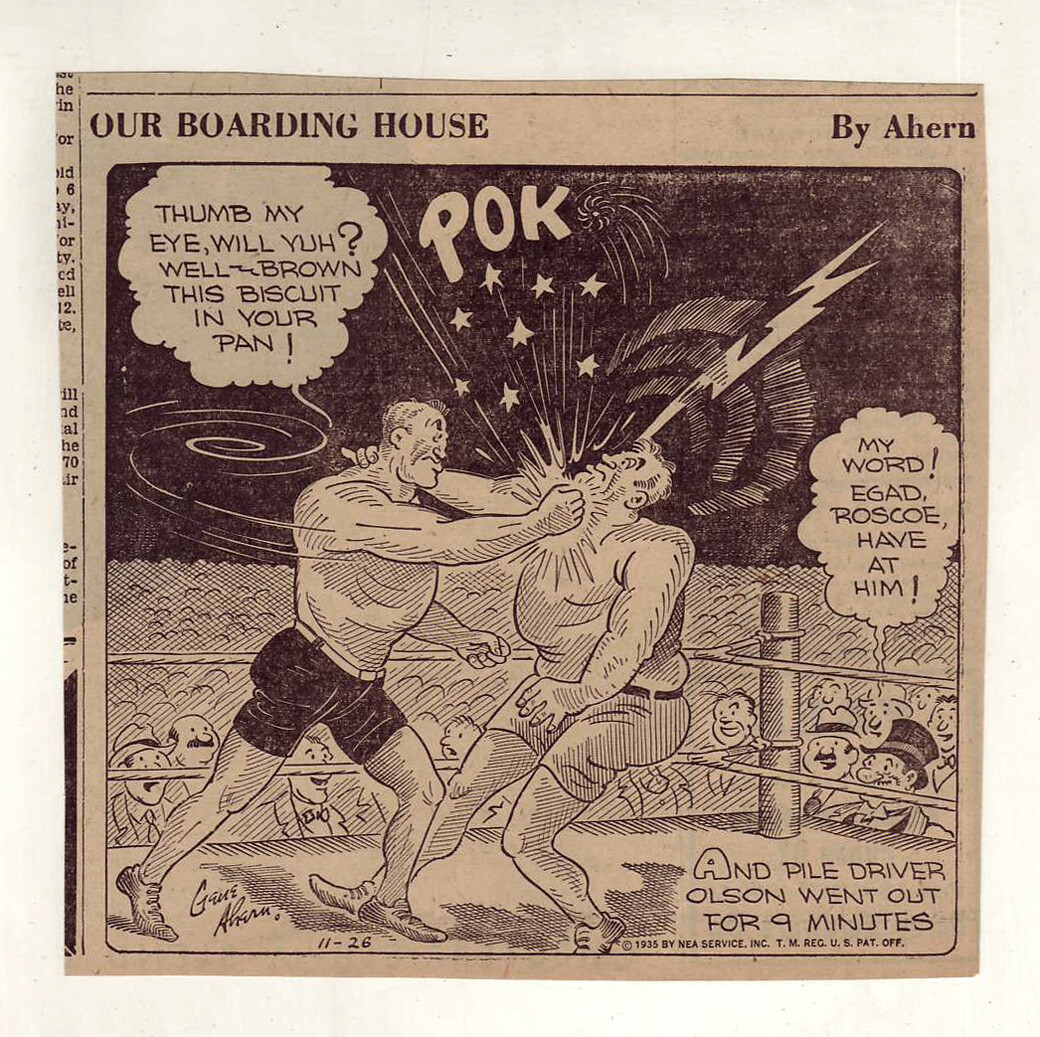 Our Boarding House by Gene Ahern - 24 large daily comic panels from Nov ...