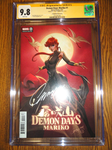 Demon Days : Mariko #1 J Scott Campbell Signé Housse Cgc 9.8 Ss Variant ...