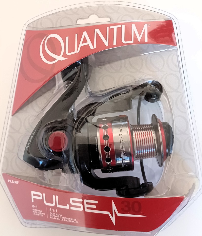 Quantum Pulse PLS30F Spinning Fishing Reel 8+1 BB 5.1:1 Continous Anti ...