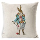 Peter Rabbit Cushion Cover Polyester Pillow Cover Animal Pillow Case ...