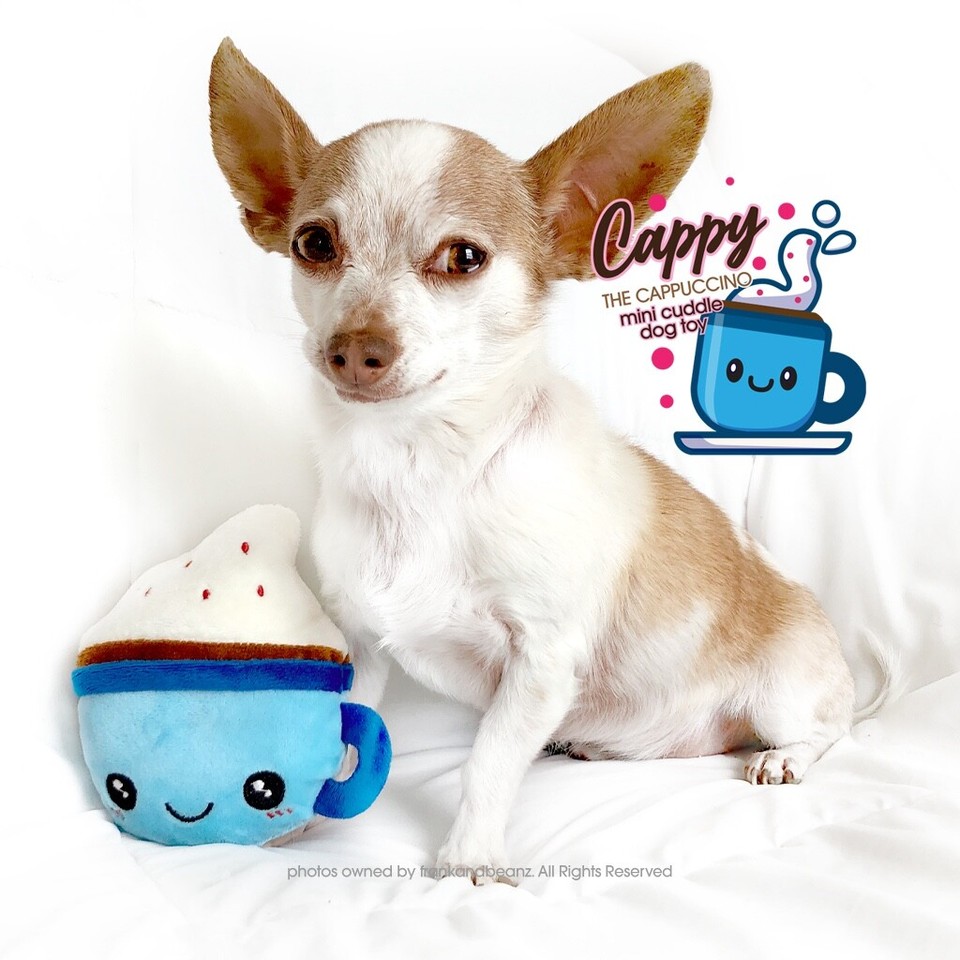 No Squeaker Cappy the Cappuccino Small Dog Toys for Small Dogs Cute Pet ...