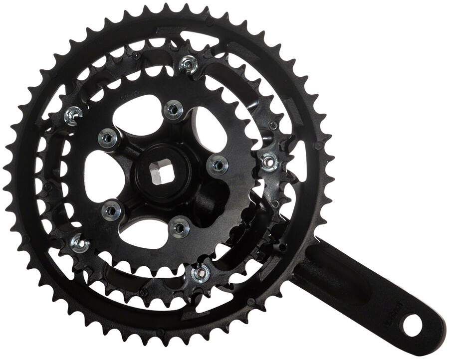 Samox R3s Crankset - 170mm, 10-Speed, 50/39/30t, 130/74 bcd, JIS Square ...